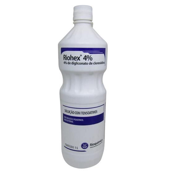 Riohex 4% 1000Ml Degermante - Rioquimica - Assepsia Hospitalar ...