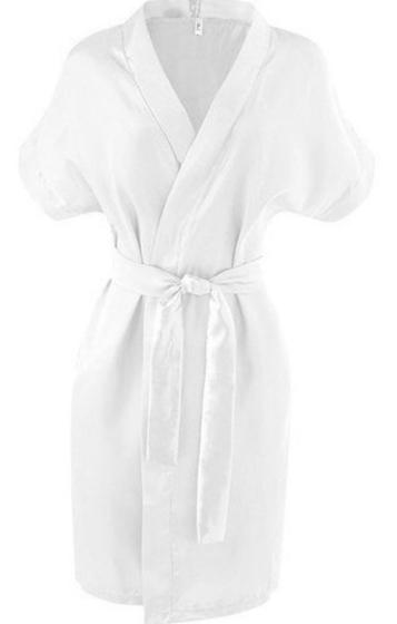 Robe De Cetim Manga Curta Robe Hobbye Robie Robem Roube Cetim Liso ...