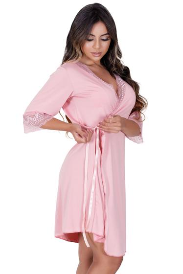 Robe Luxo Hobby Roupão Gestante E Pós Parto Noiva Lua De Mel - Stinger ...