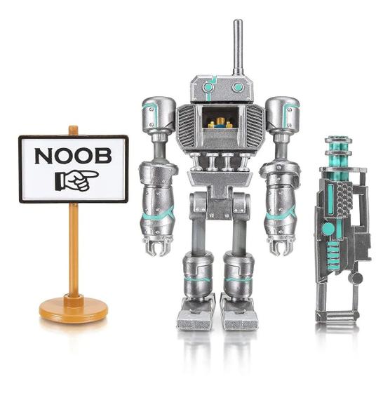 Roblox Boneco Articulado Noob Attack C/ Acessórios e Código Virtual ...