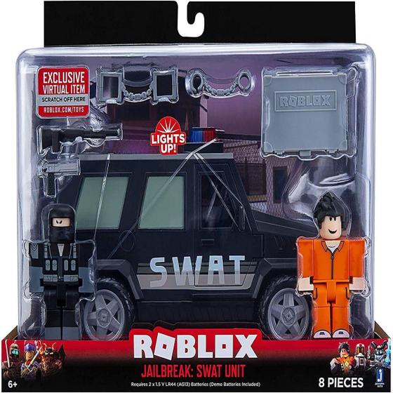 Roblox Jailbreak Swat Unit Boneco Carrinho Com Virtual Item - Sunny ...