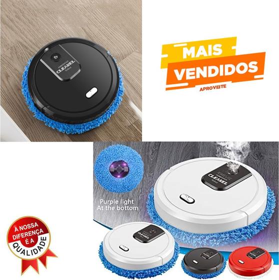 Robô automatico varredura chão seco e molhado recarregável - Online ...