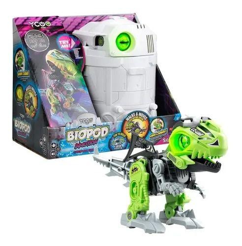 Robô Biopod Inmotion Dinossauro Interativo - Sensor de Gestos , Olhos ...