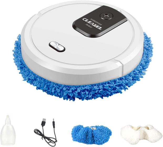 Robô De Limpeza Doméstica Faxineiro Automático Limpa Chão Passa Pano ...