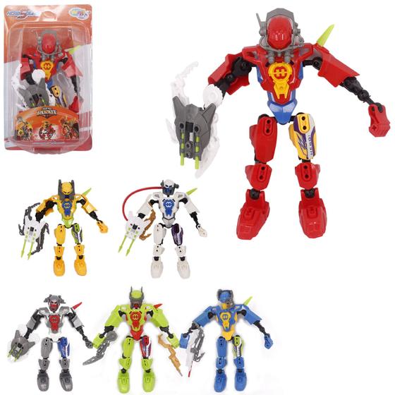Robo Hero Squad Super Robot Sortidos Na Cartela Wellkids - Bonecos ...