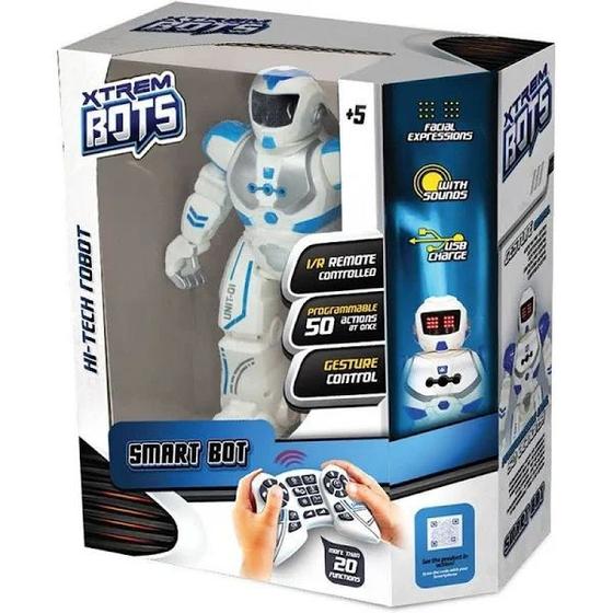 Robô Inteligente Infantil X Trem Bots Smart Bot Controle - Fun - Robô ...