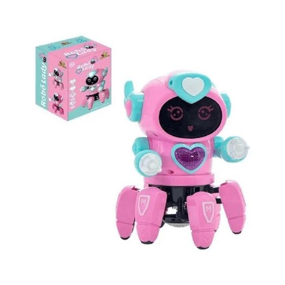 Robô Lady Face Digital Infantil Dançante Som Luz Menina - Art Brink ...