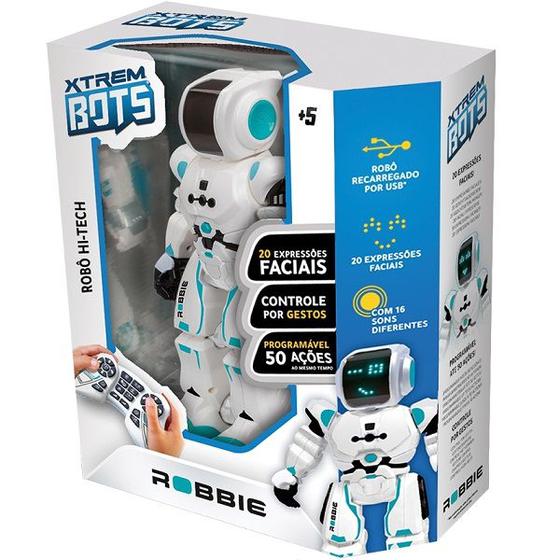 Robo Robbie XTREM BOTS com Controle Remoto FUN F0023-5 - Robô ...