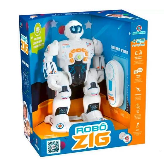 Robo zig educativo polibrinq - MACRO - Robô - Magazine Luiza