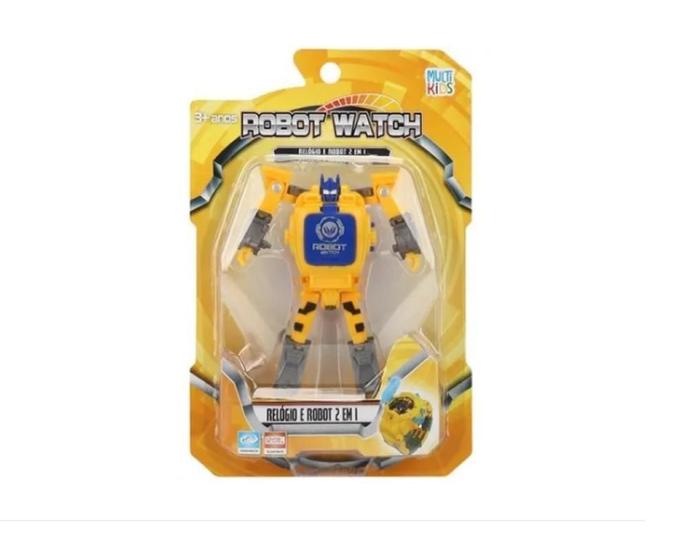 Robot Watch 2 Em 1 Multi Kids Relógio E Robô 1 Unidade - Multikids ...
