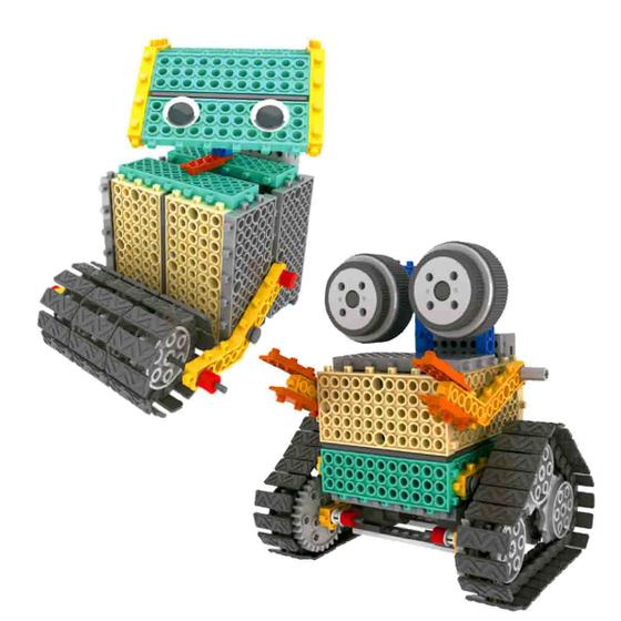 Robótica Educacional Robô Para Montar Com Controle Remoto Kit 2 em 1 ...