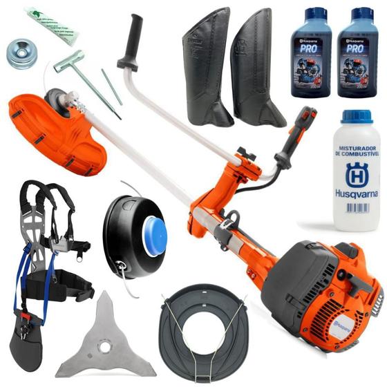 Roçadeira Husqvarna 545rx 45,7cc Motor X-torq Óleo e Misturador ...