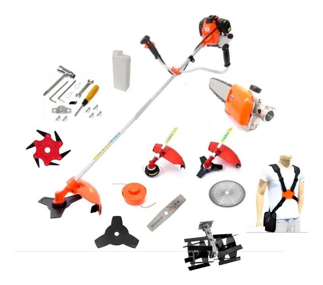 Roçadeira Multifunções 4x1 + Enxada Rotativa - 43cc Siga Tools ...