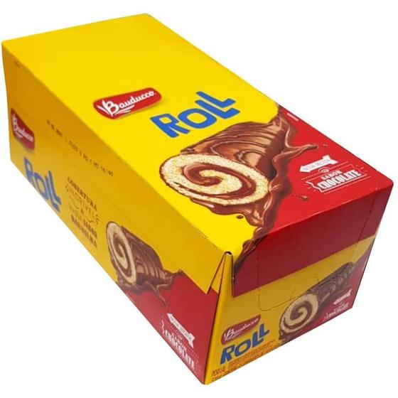 Rocambole Roll Bauducco cx com 15unid - Bolo / Bolinho / Mini Bolo ...