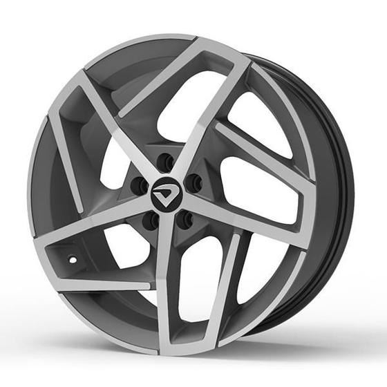 Roda Aro 18 Tala 6 Volcano MARK 8 5 Furos PCD 108 - Rodas para Carro ...