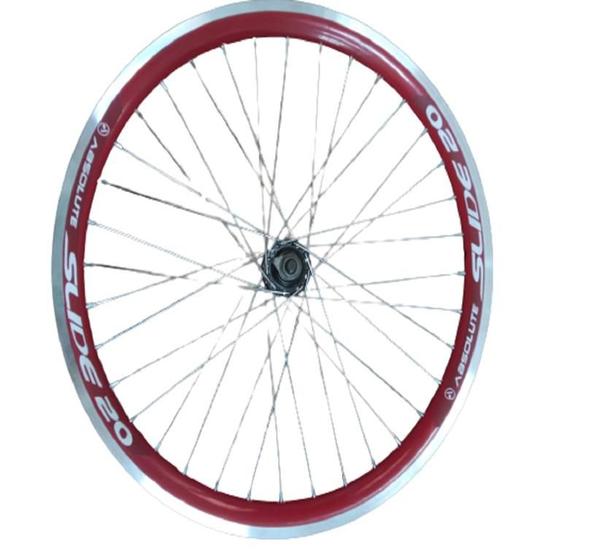 Roda Aro 20 Bike Absolute 36F Aero Al V-Brake Vermelho Mtb - Roda de Bicicleta - Magazine Luiza