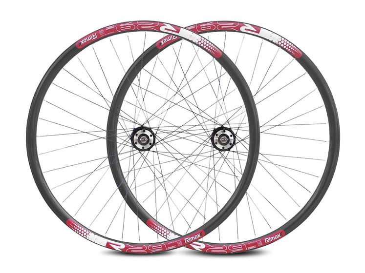 Roda Aro 29 Rimaxx R29 Cubo Rolamentado Rosca Preto Vermelho - Roda de ...