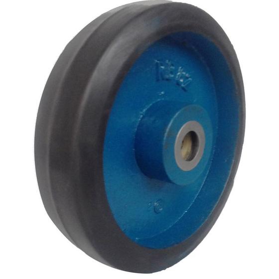 Roda de Ferro Revestida em Borracha 8x2 Rolamento de Rolete 7/8 - RB8X2R78 - Ouro Negro - Outros ...