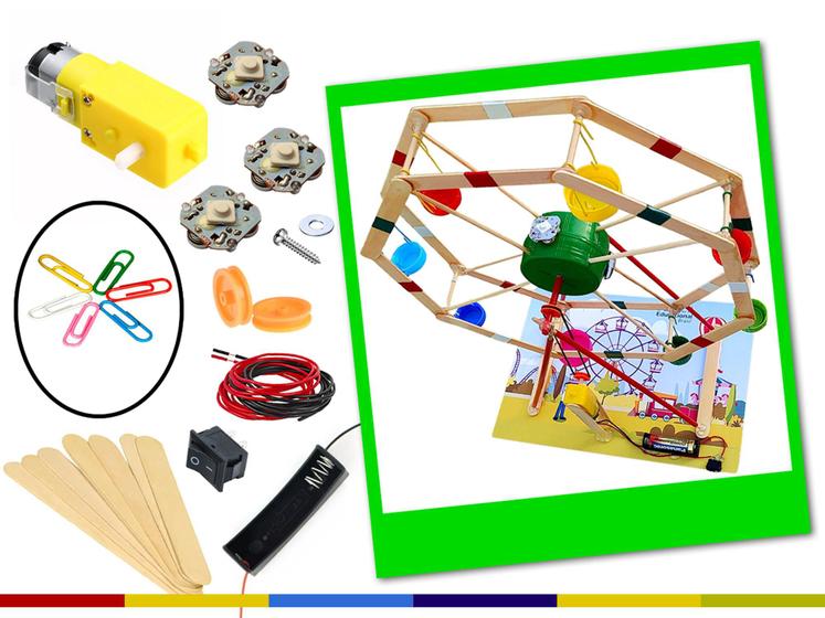 Roda Gigante DIY - Brinquedo de Educação Maker Faça Você Mesmo - REB ...