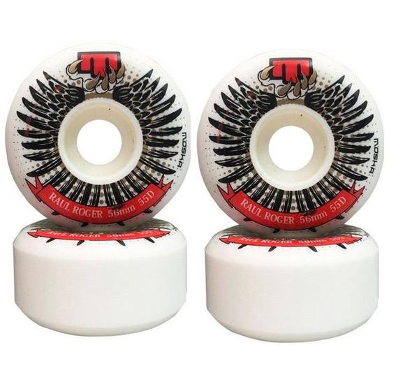 Roda Moska 52mm - Diego Fontes Branco - Rodas de Skate - Magazine Luiza