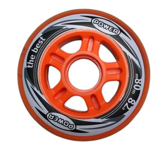 Roda Roller Power 80mm 82A - Laranja - Rodas de Skate - Magazine Luiza