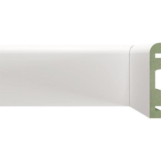 Rodapé de MDF 10cm x 15mm x 2,40m Liso Resistente a Umidade Moldufama ...