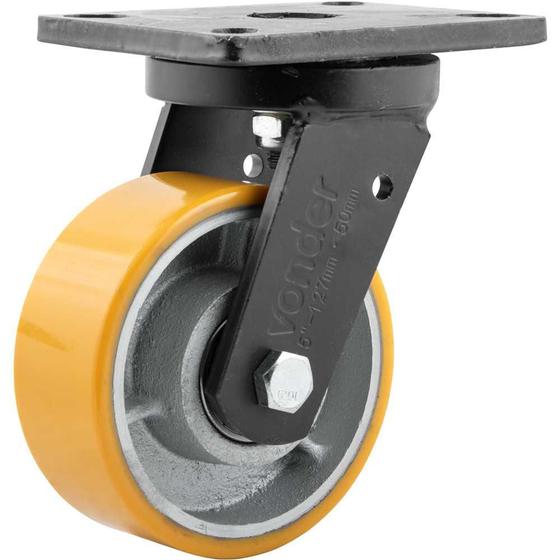 Rodizio Giratório 5'' Pu+Ferro Industrial Vonder - Rodízio para ...