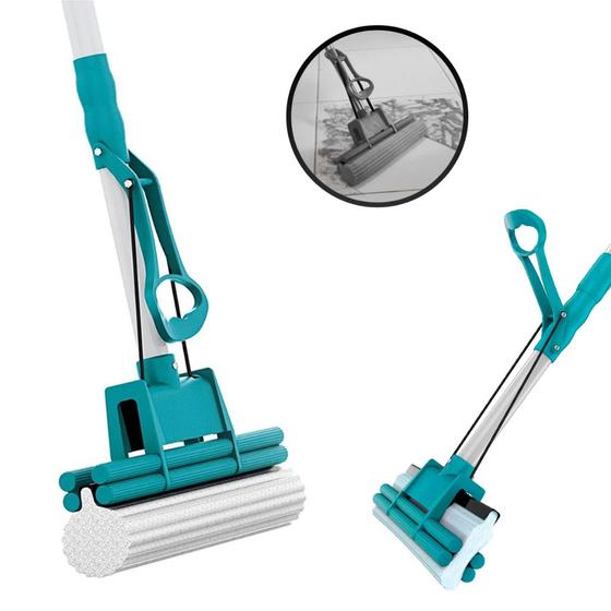 Rodo Magico Mop Fácil Limpeza Geral Plus Lava E Seca - CasaVita - Mop ...