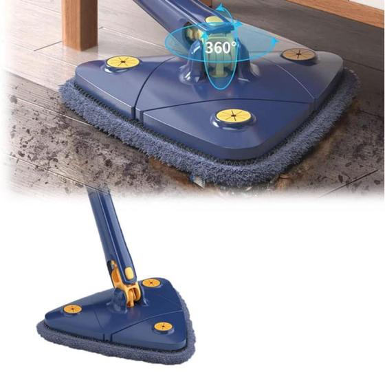 Rodo Mop Estilo Rodo Com Pano De Chão Torce Microfibra Cabo Triangulo ...