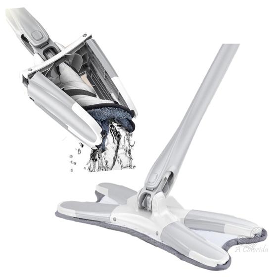 Rodo Mop Twist Giratório Torce Pano Extrusão Resistente - 123Útil - Mop ...