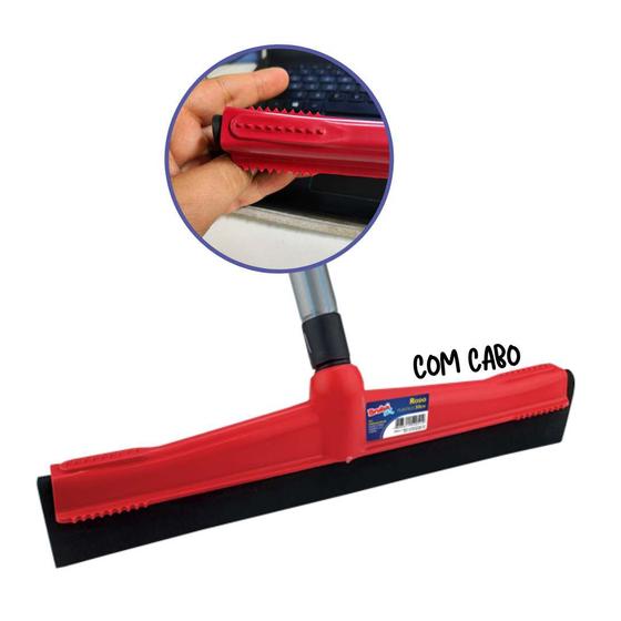 Rodo Plástico para Limpeza Geral COM CABO 1,20mt Bruba Lar - 30cm ...