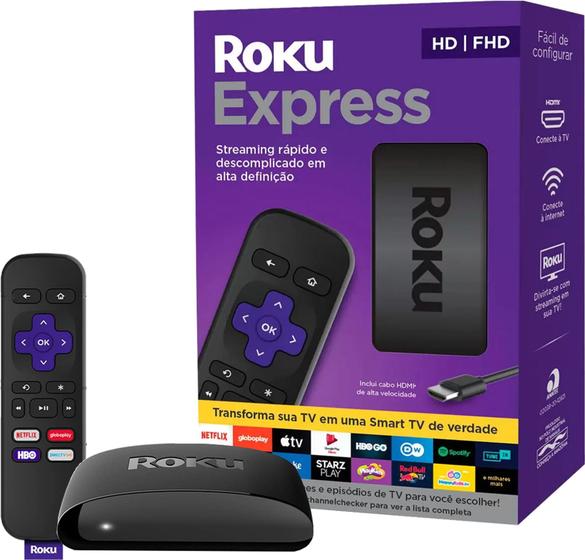 rOku Express 3930 padrão Full HD 32MB preto com 512MB de memória RAM ...