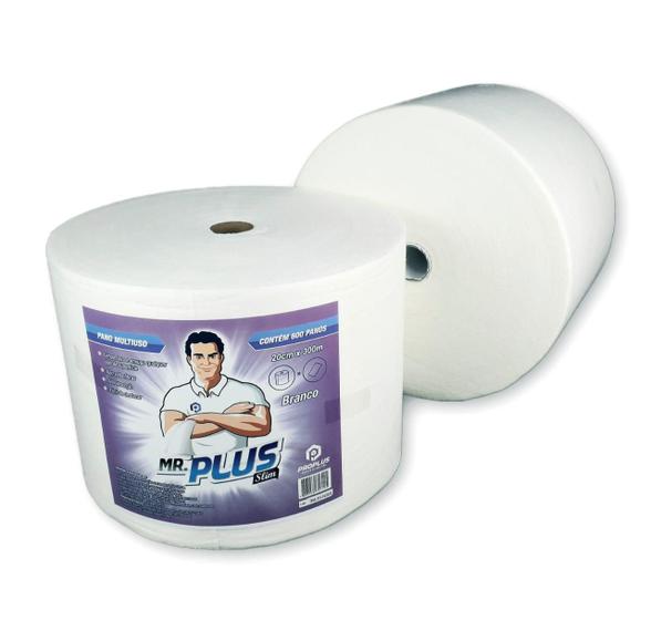 Rolo Branco Perfex Com 600 Panos Multiuso Bobina 300M X 20Cm - Mr Plus ...