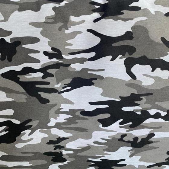Rolo Com 1 Metro De Tecido Tricoline Estampado Camuflado - Linha Tex ...