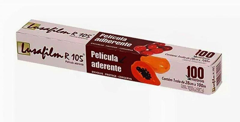 Rolo De Filme De Pvc 28Cm - Brilhante - Dispafilm - Papel Filme ...