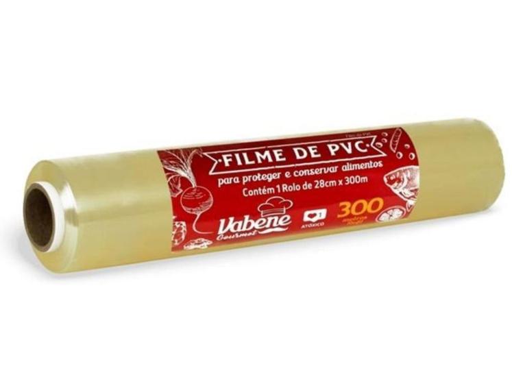 Rolo De Filme Pvc Refil 28 Cm X 300 M Vabene - Papel Filme - Magazine Luiza