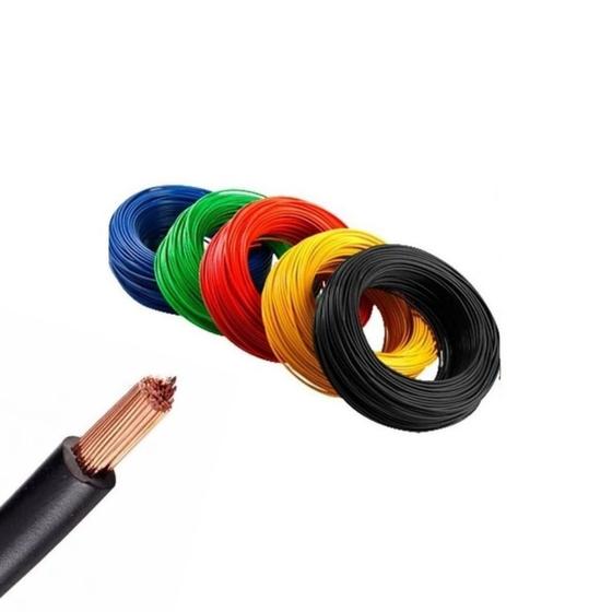 Rolo De Fio Energia Elétrica De 16 MM Com 100 Metros - Voltflex/Techfio ...