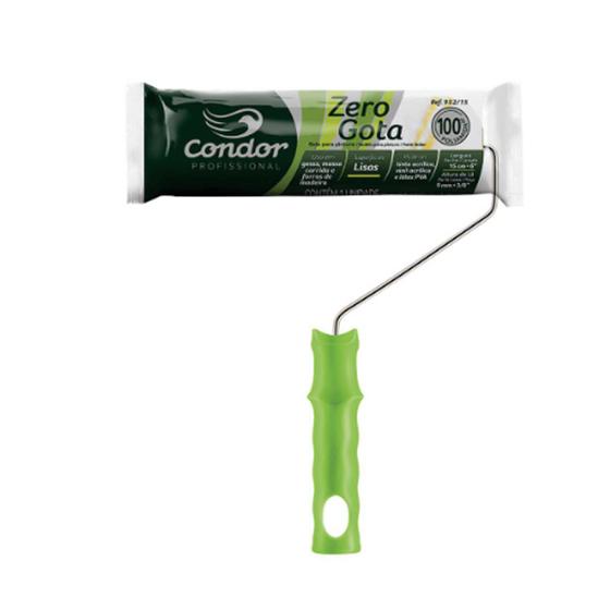Rolo De Lã Zero Gota Profissional Com Suporte 23cm Condor - Pincel ...