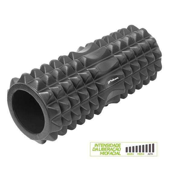 Rolo de Massagem Liberação Miofascial Texturizado Y - EVA+PVC - 33x14cm ...