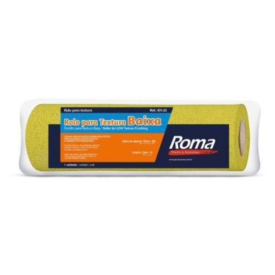 Rolo de Pintura Textura Baixa Espuma 23cm Roma 431-23 - Rolo de Pintura ...