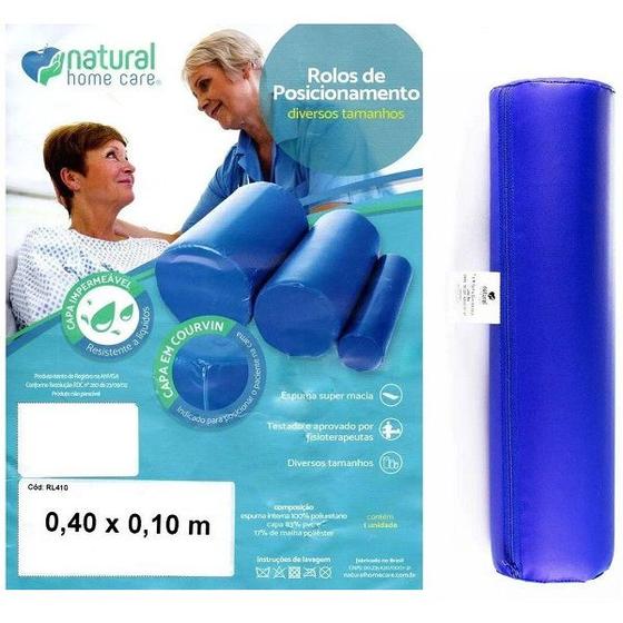Rolo de Posicionamento 40 X 10CM Espuma e Capa com Ziper - Natural ...