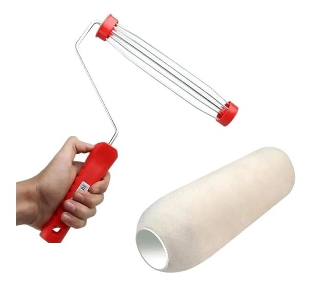 Rolo Lã De Carneiro 23cm Profissional Com Cabo - Sorolã, Atlas - Rolo ...