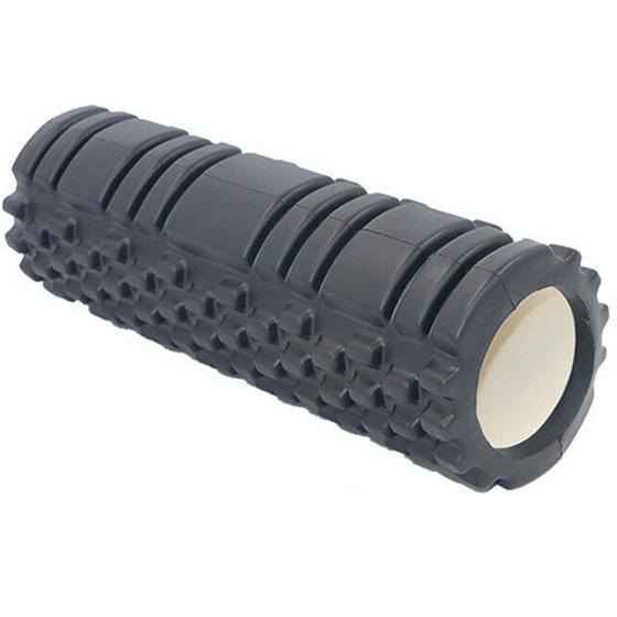Rolo Massagem Liberação Foam Roller Soltura Yoga Preto - Lorben - Rolo ...