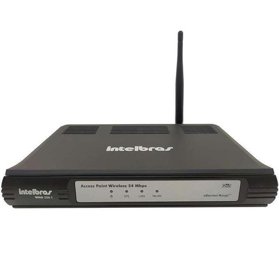 Roteador Access Point Wireless Wag 200e Intelbras - Roteador - Magazine ...
