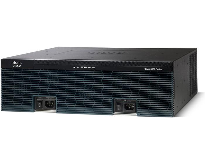 Roteador Cisco ISR 3900 (CISCO3945E/K9) 3945 W/SPE250 4GE 3EHWIC 3DSP ...