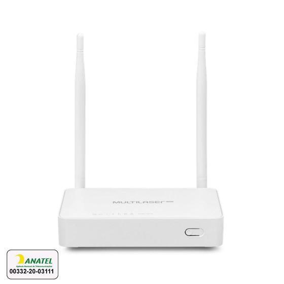 Roteador Multilaser RE707 N300 Wireless Preset IPV6 4 Portas 10/100Mbps ...