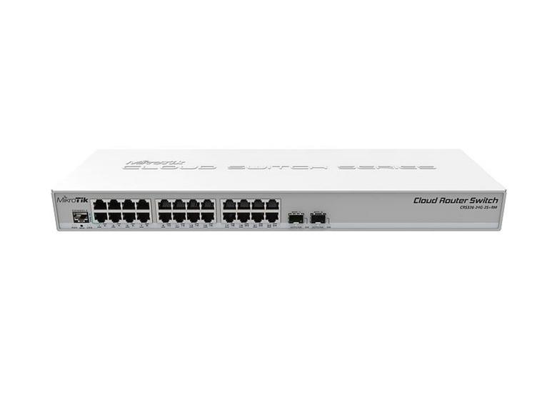 Roteador Switch MikroTik CRS326-24G-2S+RM Cloud Router Switch ...
