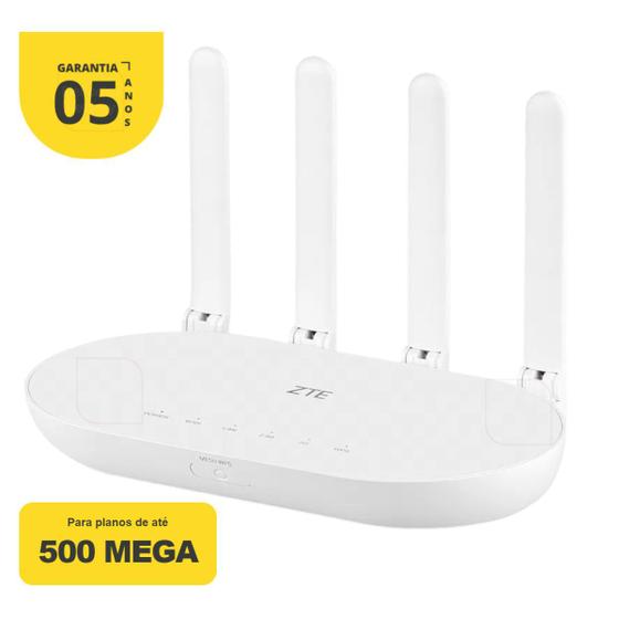 Roteador Veloz Wifi AC1200 500mb Gigabit ZTE Bivolt ZT199 - Roteador ...