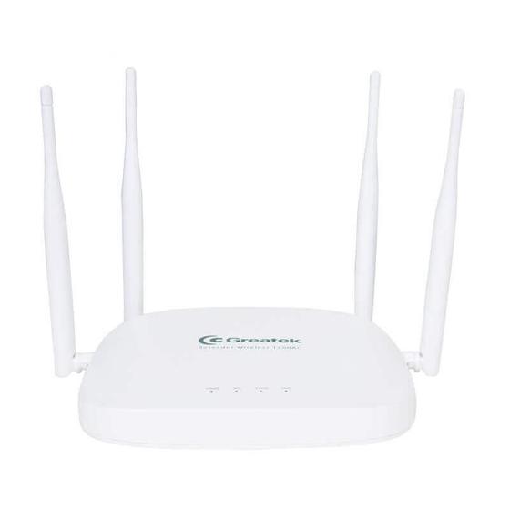 Roteador Wifi 4 Portas 10/100/1000 Ipv6 1200ac - GWR-1200AC - Greatek ...