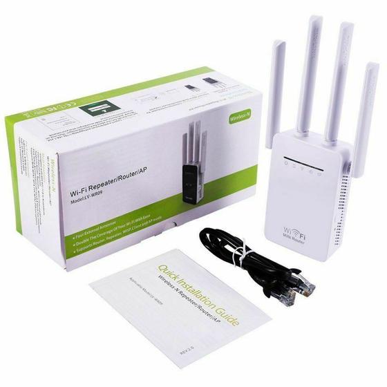 Roteador Wifi Repetidor Sinal Dual Band - BIVOLT - Repetidor de Sinal ...
